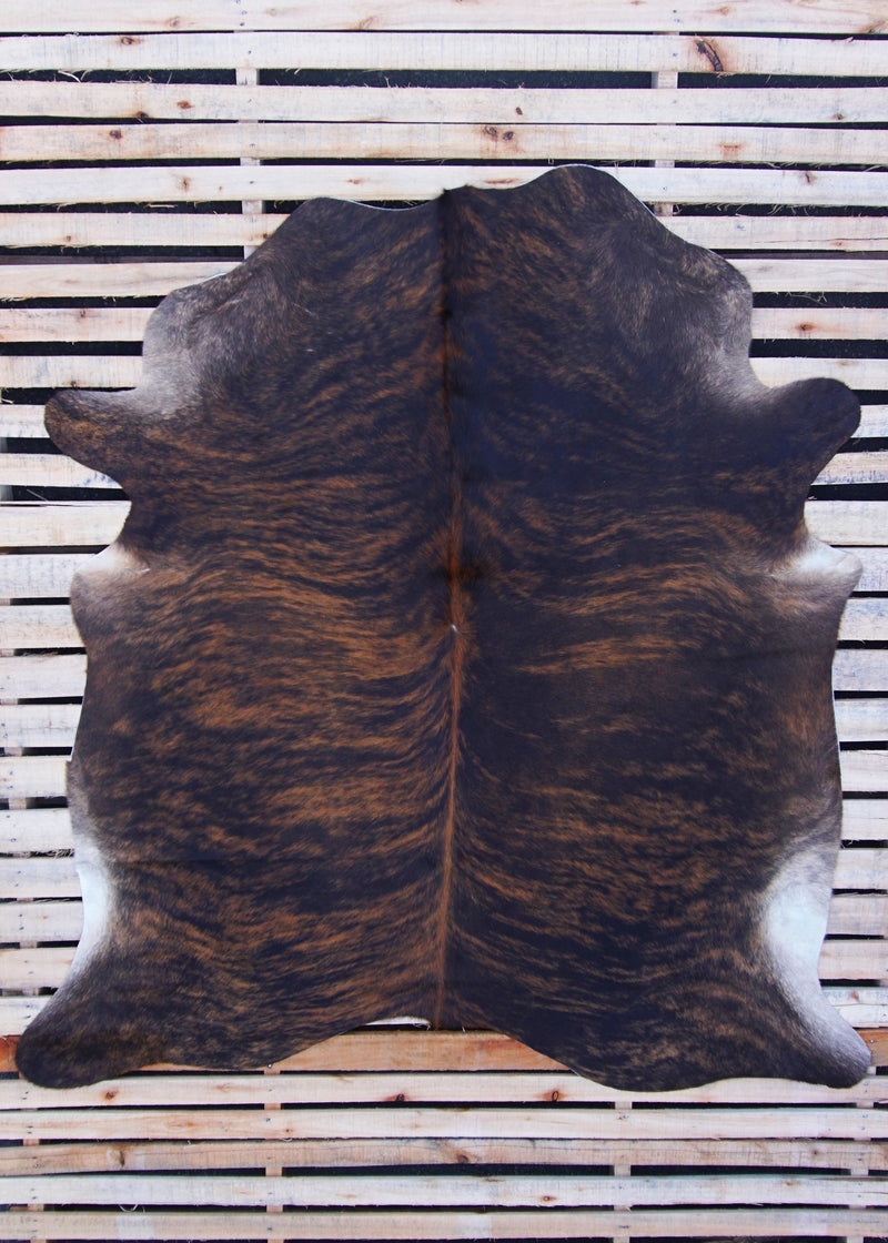 Dark Brindle Cowhide – Big Sky Decor